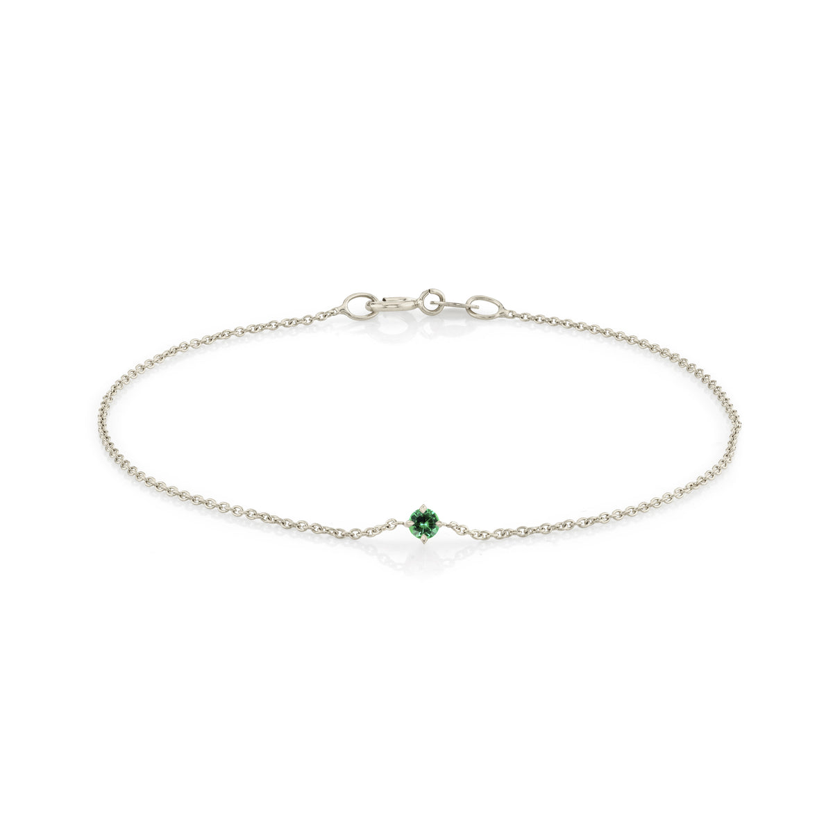 Emerald Floating Bracelet - Lizzie Mandler